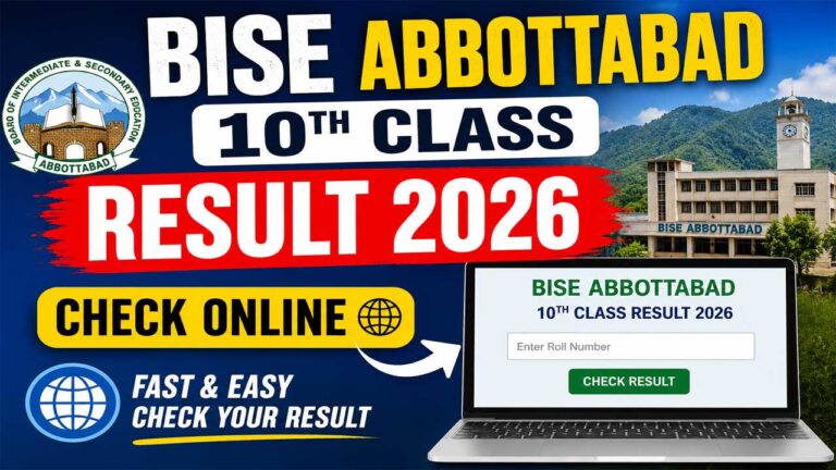 BISE Peshawar Board 10th Class Result 2026 – Check By Online